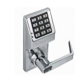 Alarm Lock DL2700IC Trilogy Pushbutton Cylindrical Door Lock, Less Core