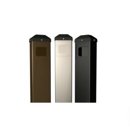 BEA Push Plate Bollard for Push Plates, Optional FInishes
