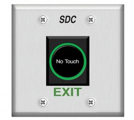 SDC 474DU Sanitary Touchless Wave to Exit Switch, Double Gang, DPDT